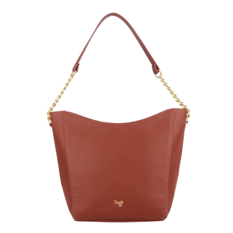 Buy Baggit Janise Sor Large Brown Hobo Handbag Online