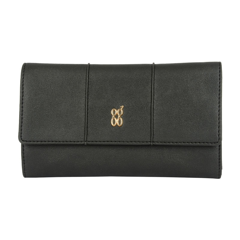 Buy Baggit GG By Pito Large Black 3 Fold Wallet Online