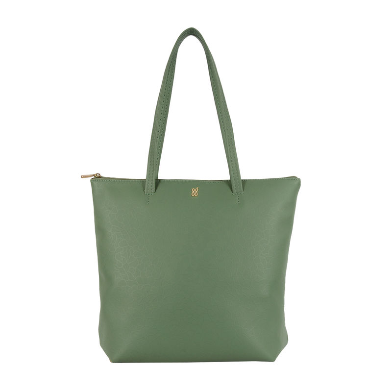 Buy Baggit GG By Rese Large Green Tote Handbag Online