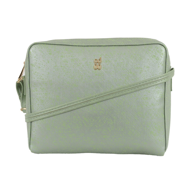Buy Baggit GG By Resit Extra Small Green Sling Bag Online