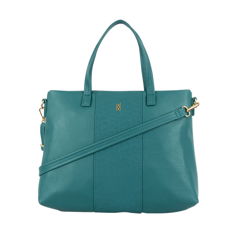 Buy Baggit GG By Mairy Medium Green Tote Handbag Online