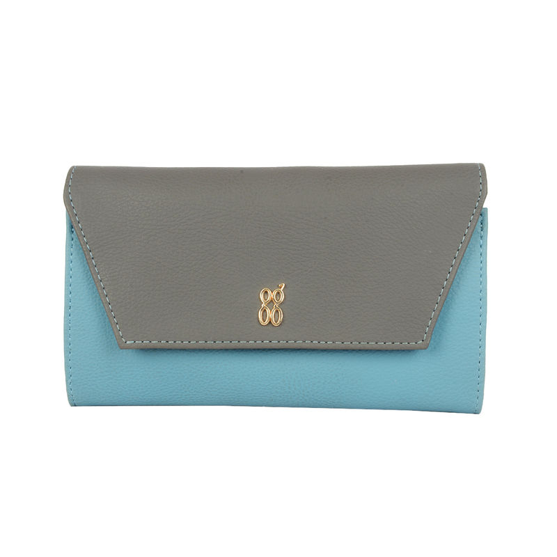 Buy Baggit GG By Spirt Large Blue 3 Fold Wallet Online