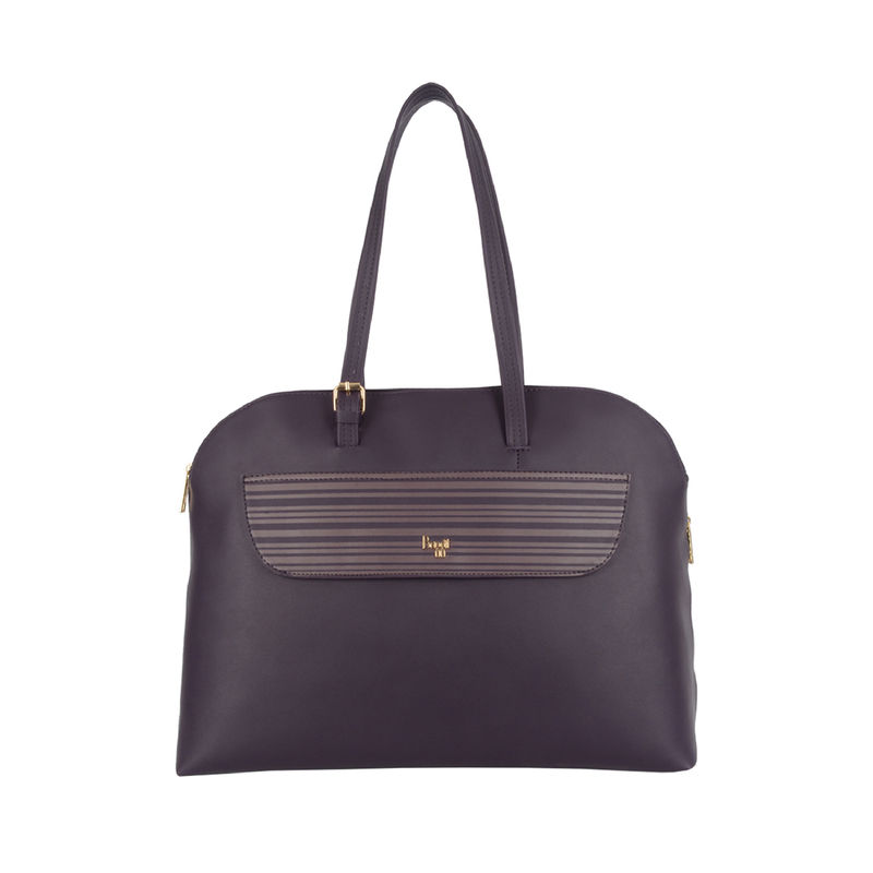 Buy Baggit Clavo Sor Extra Large Purple Bowling Handbag Online