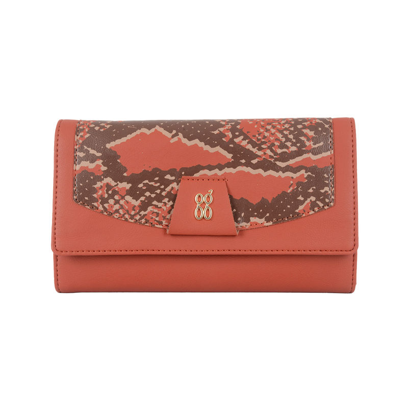 Buy Baggit GG By Grim Large Red 3 Fold Wallet Online