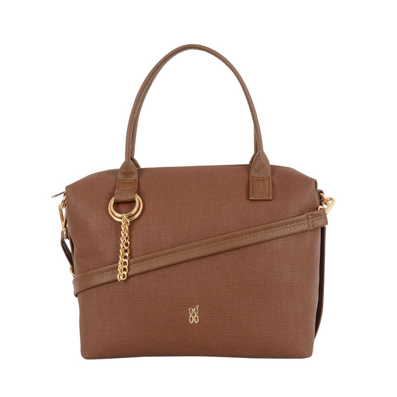 Buy Baggit GG By Arboreal Medium Brown Duffel Handbag Online