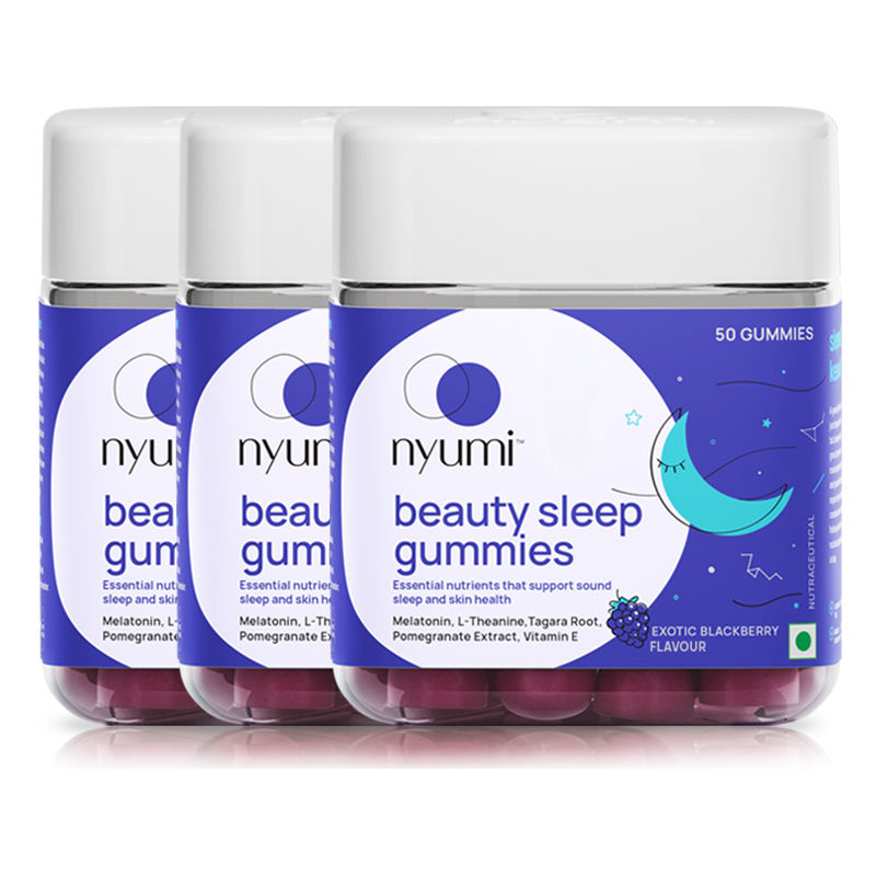 Buy Nyumi Beauty Sleep Gummies with Melatonin & Tagara Root for Sound ...
