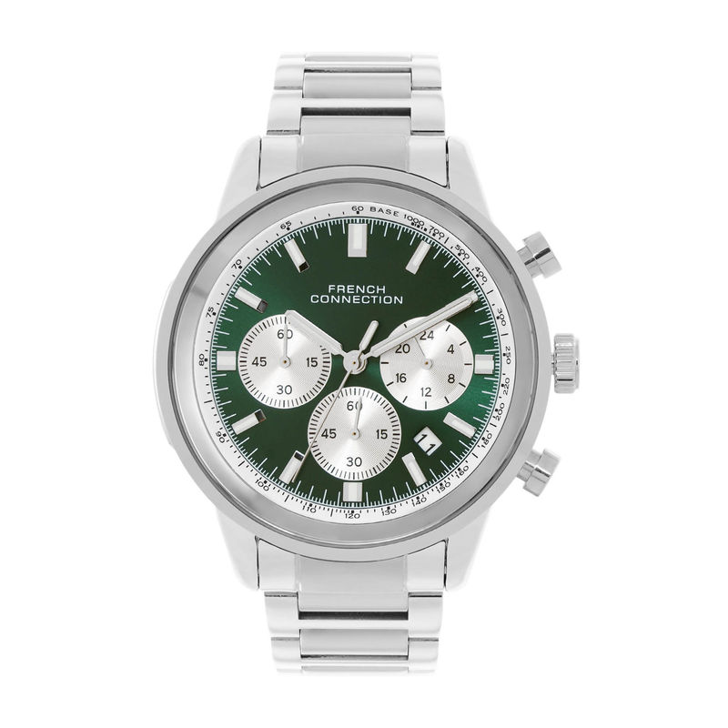 Buy French Connection Green Dial Chronograph Watch for Men (Fcn0120Sm ...