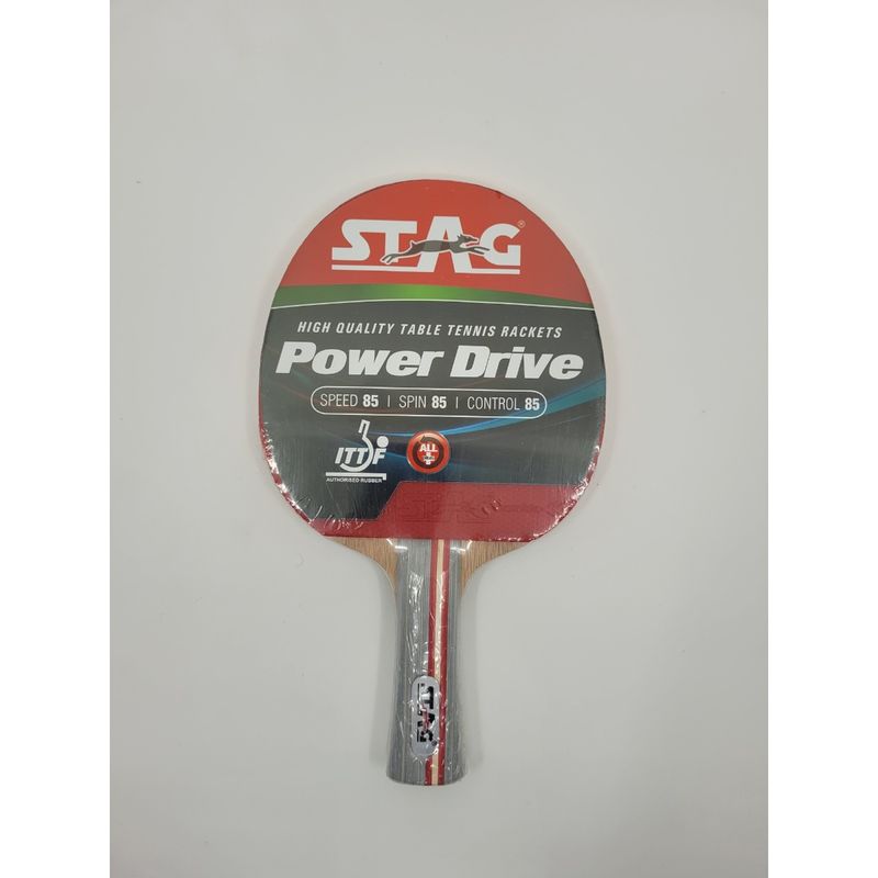 Buy STAG Power Drive TT Racket ITTF Approved Straight Online