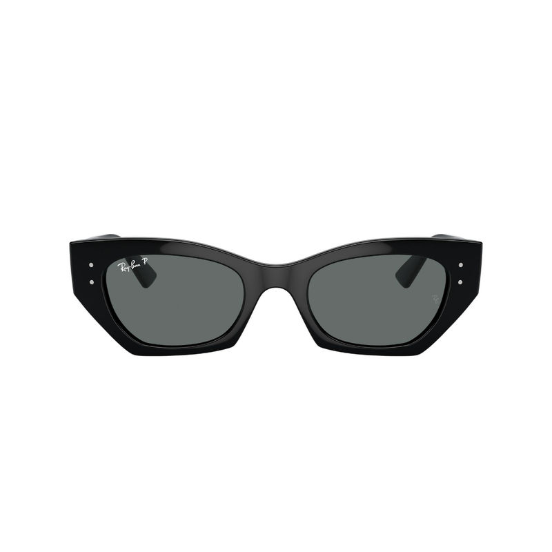 Buy Ray-Ban Unisex UV Protected Grey Lens Irregular Sunglasses ...