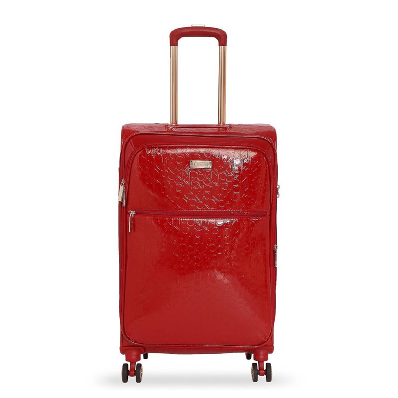 Buy Calvin Klein IMPRESSION Red Color Polyester Material Soft 20" Cabin ...