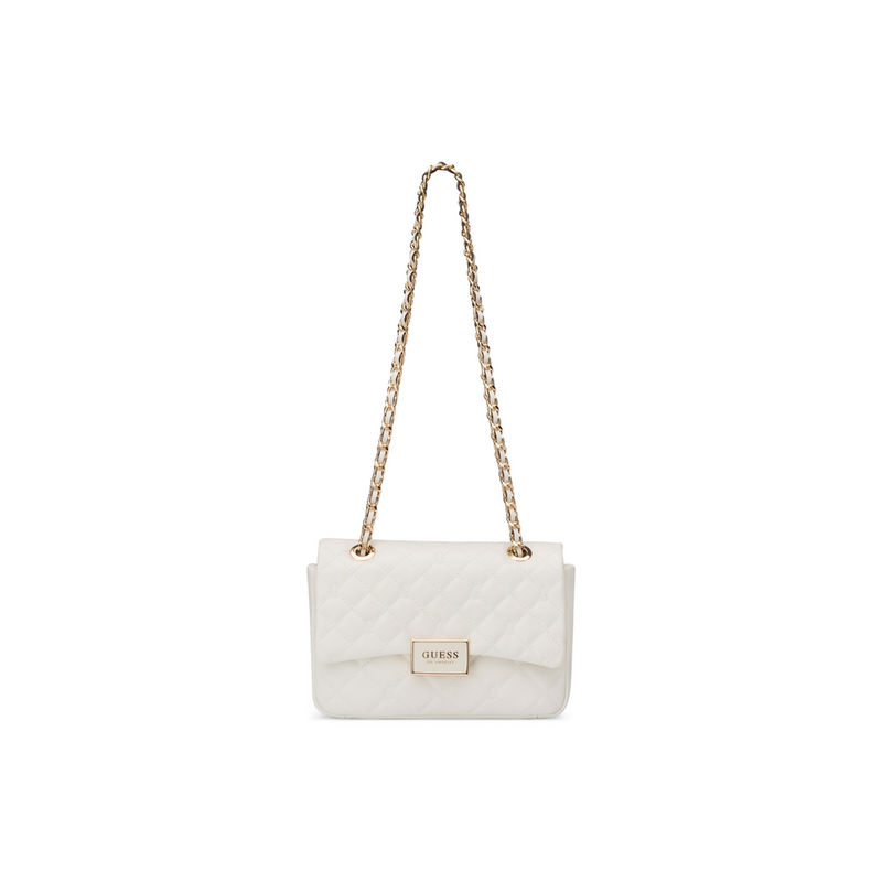 Buy Guess French Vanilla Quilted Gwyn Flap Crossbody Bag Online