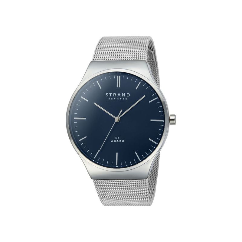 Buy Strand By Obaku Mason Cyan Blue Dial Quartz Watch For Men ...