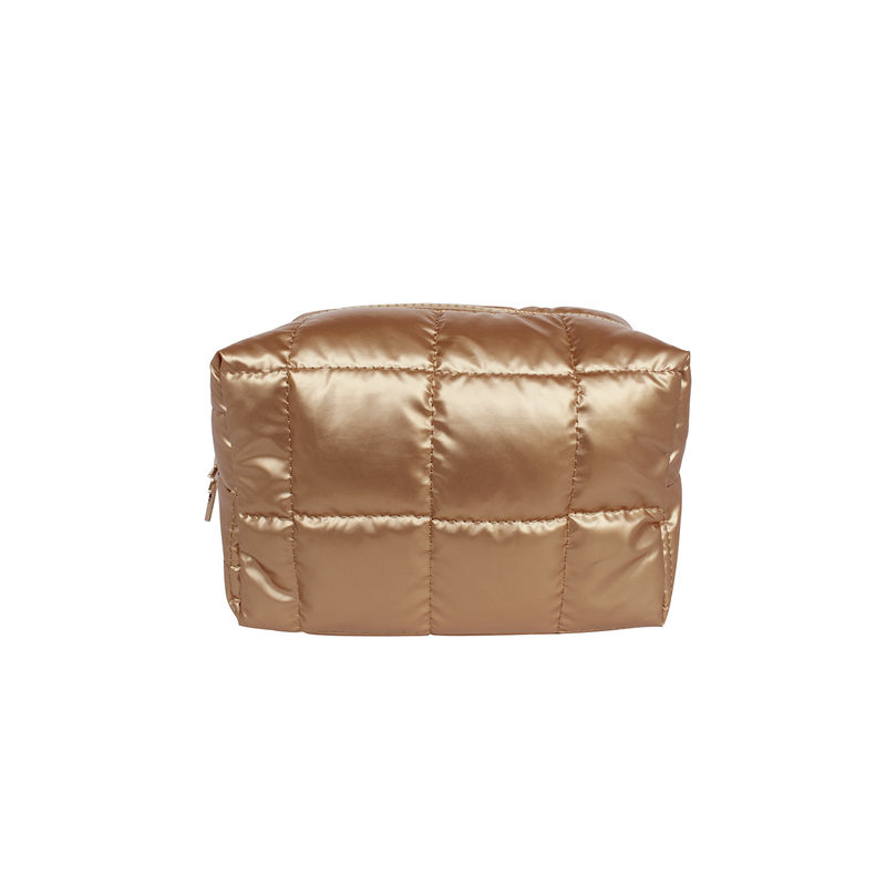 Buy Colorbar Quilted Puffer Makeup Pouch - Galaxy Gold Online