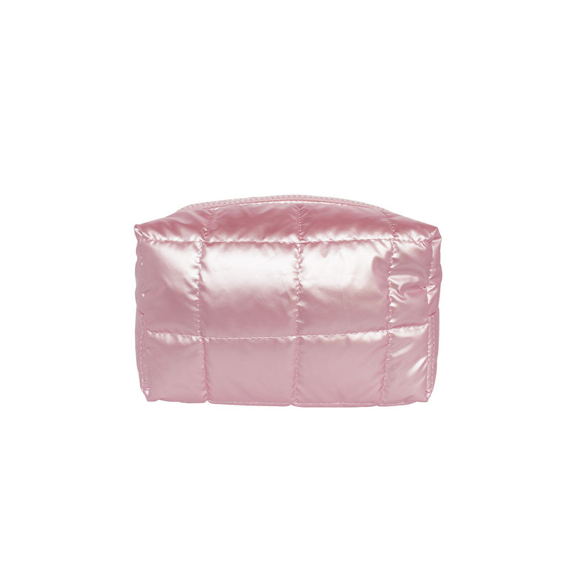 Buy Colorbar Quilted Puffer Makeup Pouch - Gleaming Pink Online