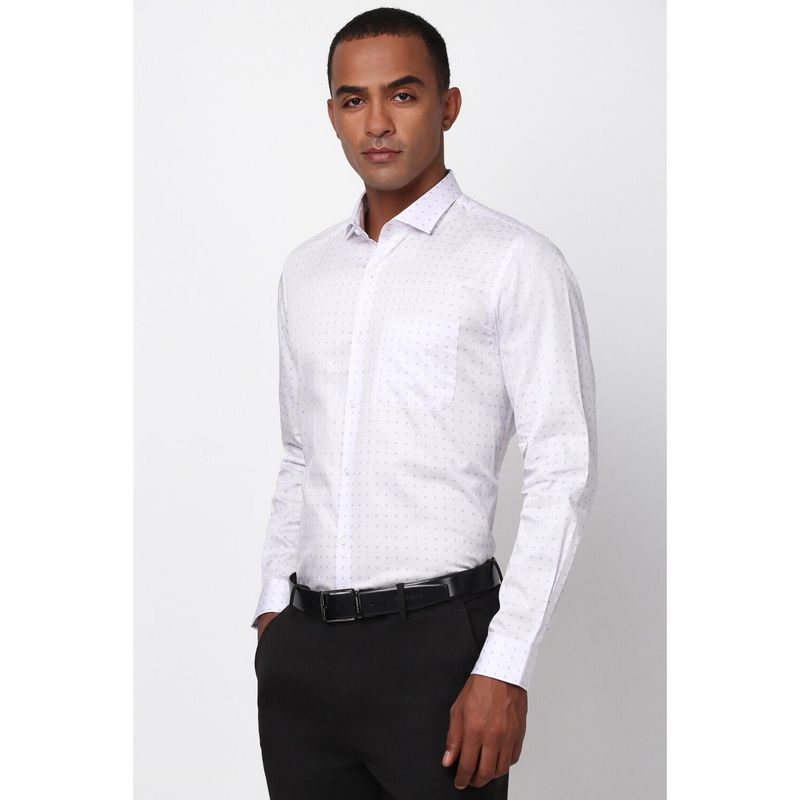 Buy Peter England Men Lavender Regular Fit Formal Shirt Online