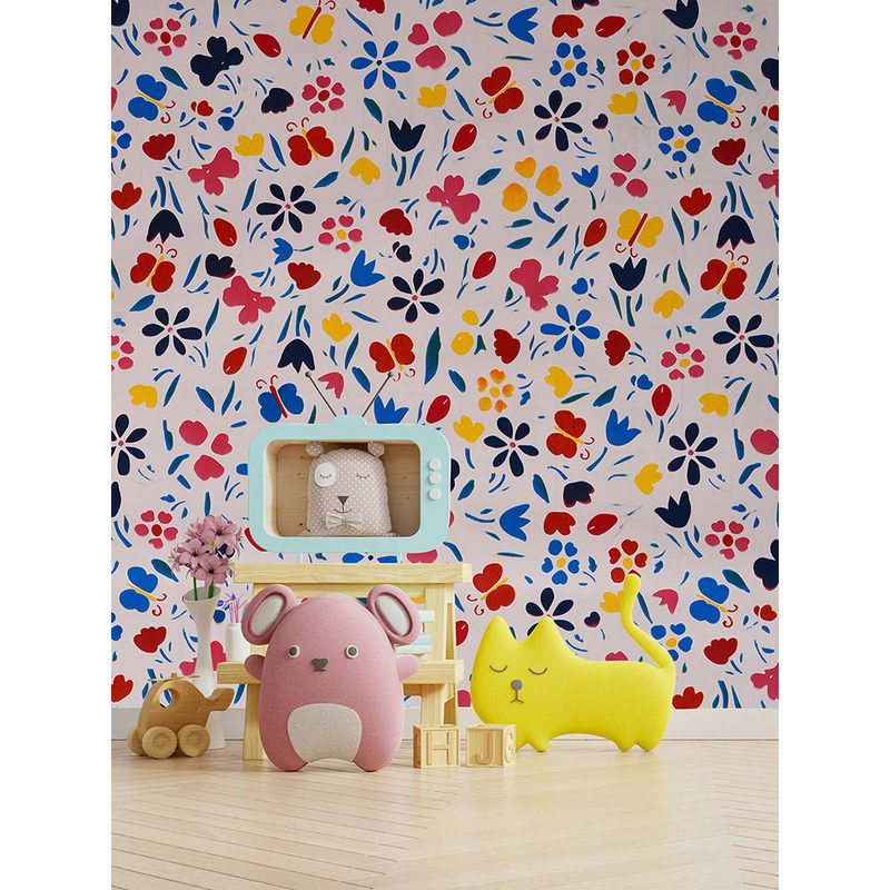 Buy Bonhomie Multi-Color Wallopedia Wall Sticker Wallpaper for Home Online