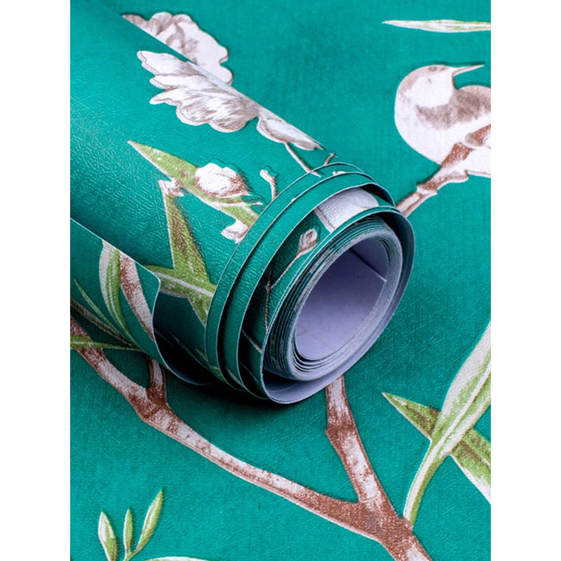 Buy Bonhomie Green Wallopedia Decorative Wall Sticker Wallpaper for ...