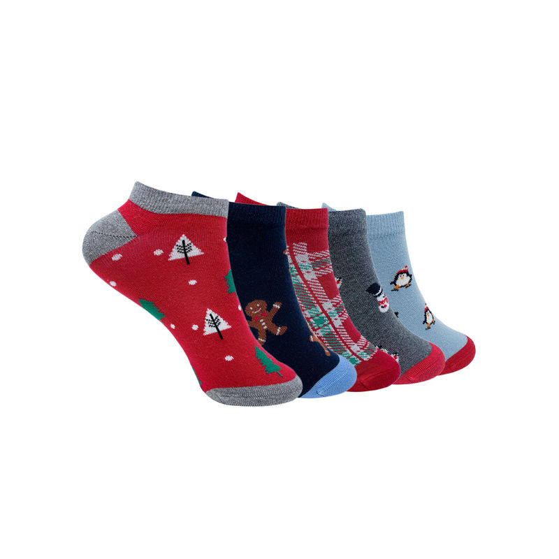 Buy Mint & Oak Combo for Women - Magical Christmas Socks Online