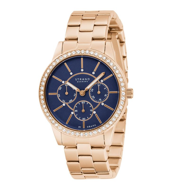 Buy Strand By Obaku Lana Blue Dial Multifunction Watch For Women ...