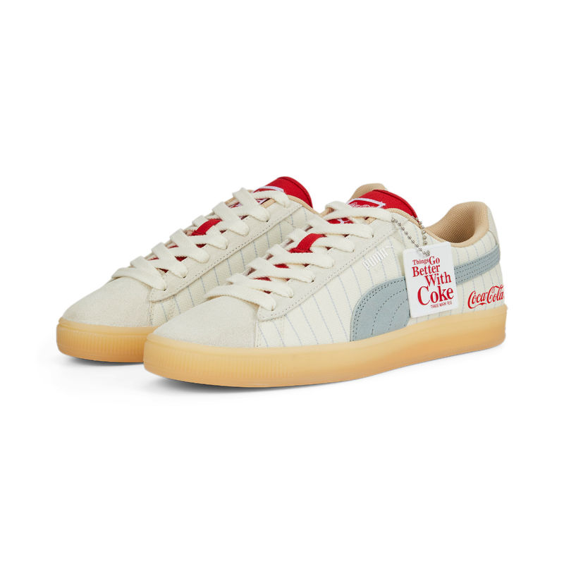 Buy Puma Suede COCA COLA Mens Beige Sneakers Online