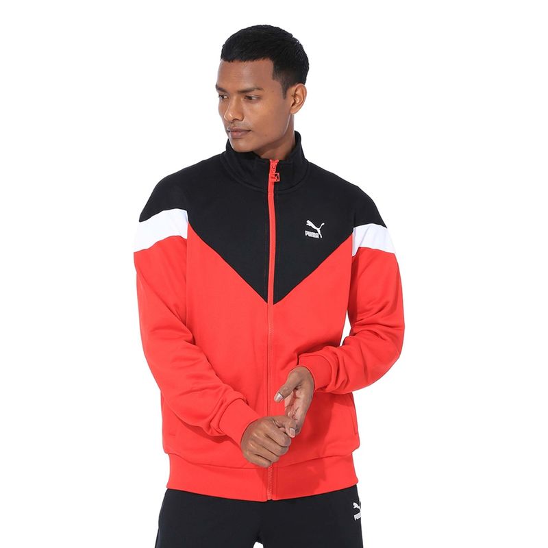 Buy Puma High Risk Red Iconic MCS Track Jacket Online
