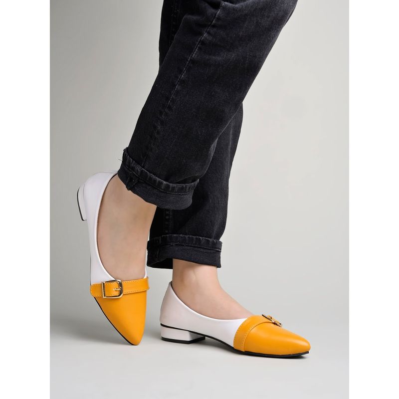 Buy Shoetopia Pointed Toe Yellow Belly For Women & Girls Online