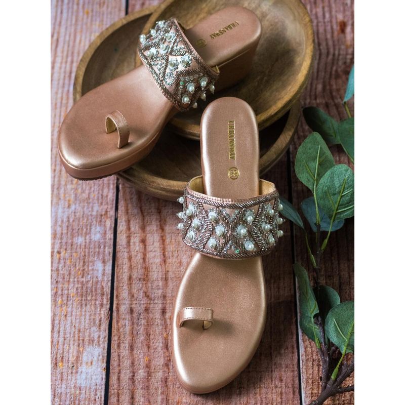 Buy UrbanSway Rose Gold Wedges Online