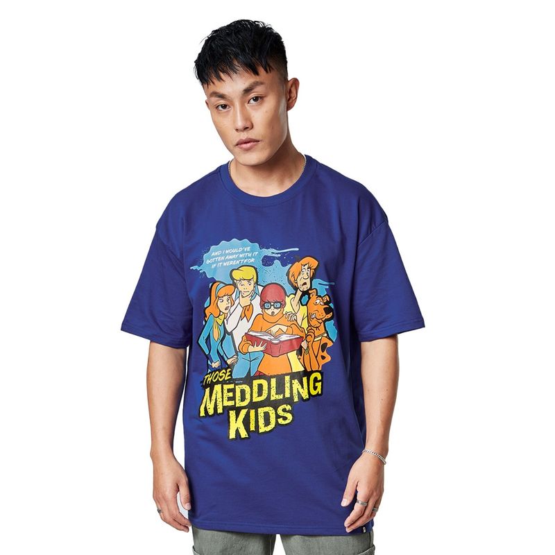 Buy The Souled Store Scooby Doo Those Meddling Kids Cotton Oversized T ...