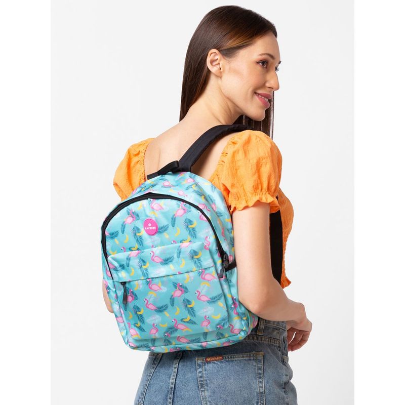 Buy Caprese Flapper Backpack Aqua Blue Online