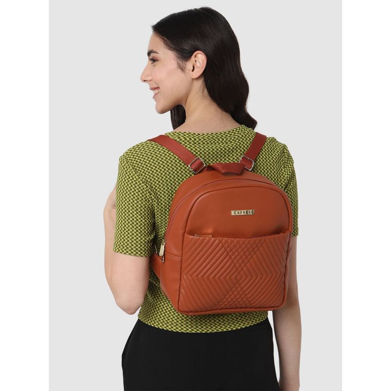 Buy Caprese Leo Backpack Tan Online