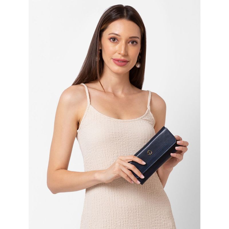 Buy Caprese Helene Wallet Blue Online