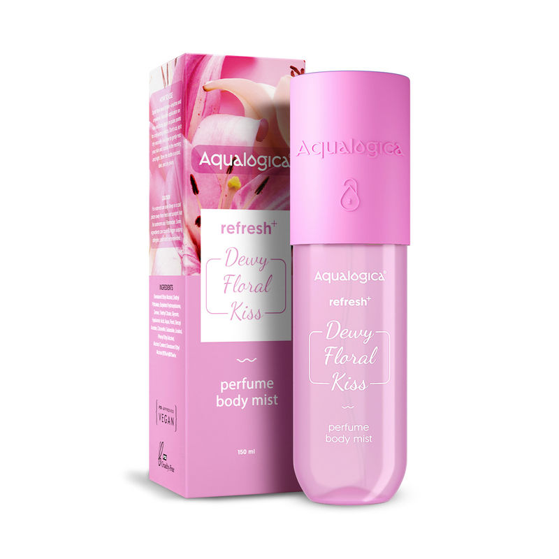 Buy Aqualogica Refresh & Dewy Floral Kiss Perfume Body Mist Online