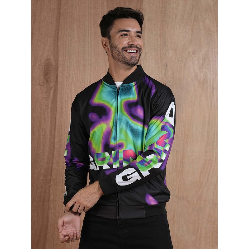 Buy PRONK Men Graphic Printed Bomber Jacket Online