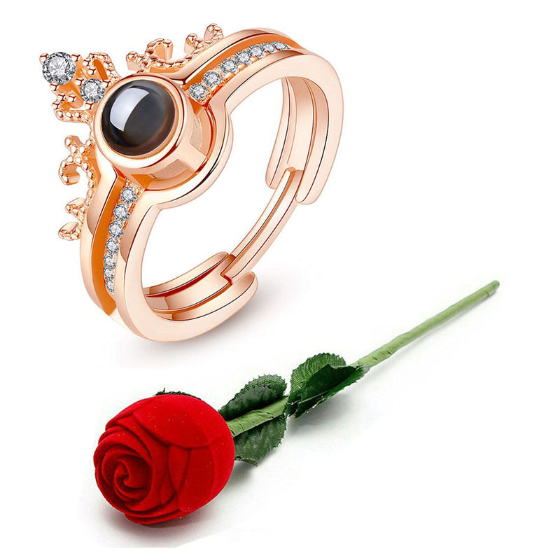 Buy Jewels Galaxy Gold-Plated Stone Studded Handcrafted Retractable ...