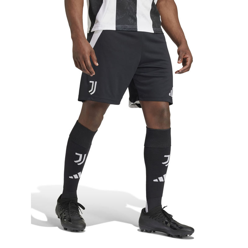 Buy adidas Juve H Men Black Football Shorts Online