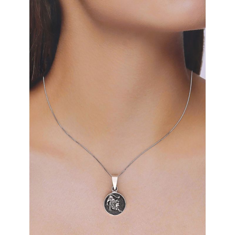Buy Kai Jewel Sterling Silver Zodiac Sign Leo Oxidized Pendant with ...