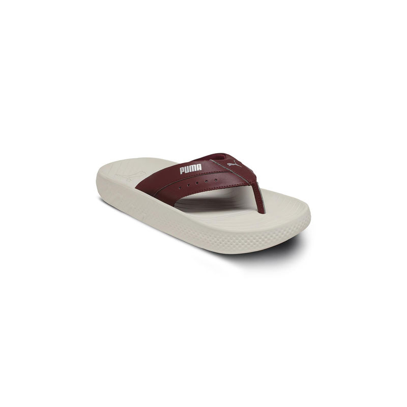 Buy Puma Softridepro Leadpuff Lightweight Maroon Beach Flip Flops Online