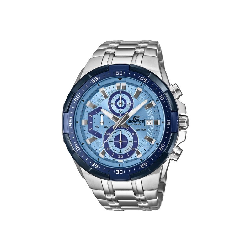 Buy Casio Men Edifice Blue Dial Round Analog Watch - EFR-539DE-2AVUDF ...