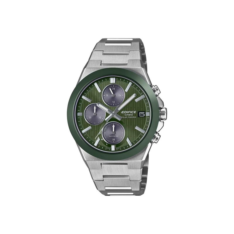 Buy Casio Men Edifice Green Dial Round Analog Watch - EFS-S650D-3ADF (M ...