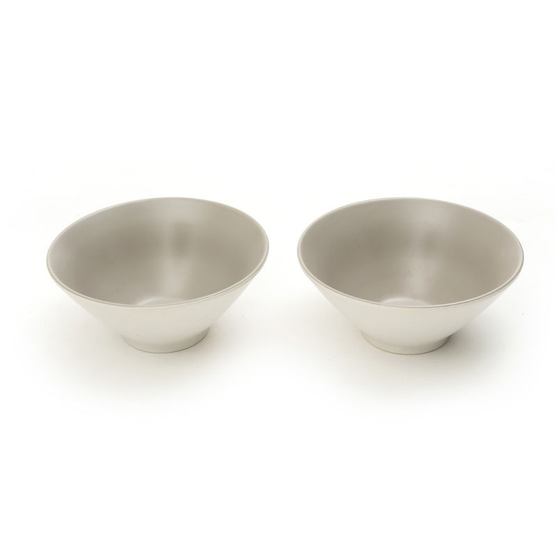 Buy EZ Life Matte Pastel Trumpet 8 2 Inch Ceramic Bowl (1150 ml) Sesame ...
