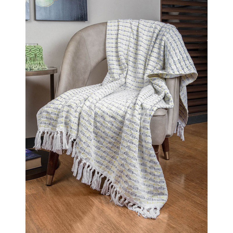 Buy IAAH Multi-Color Cotton Throw Online