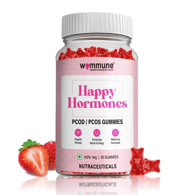 Buy Wommune Happy Hormones PCOD / PCOS Gummies Online