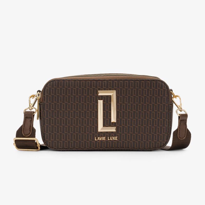 Buy Lavie Luxe Women'S Mono Fenny Box Small Sling Bag-Brown Online