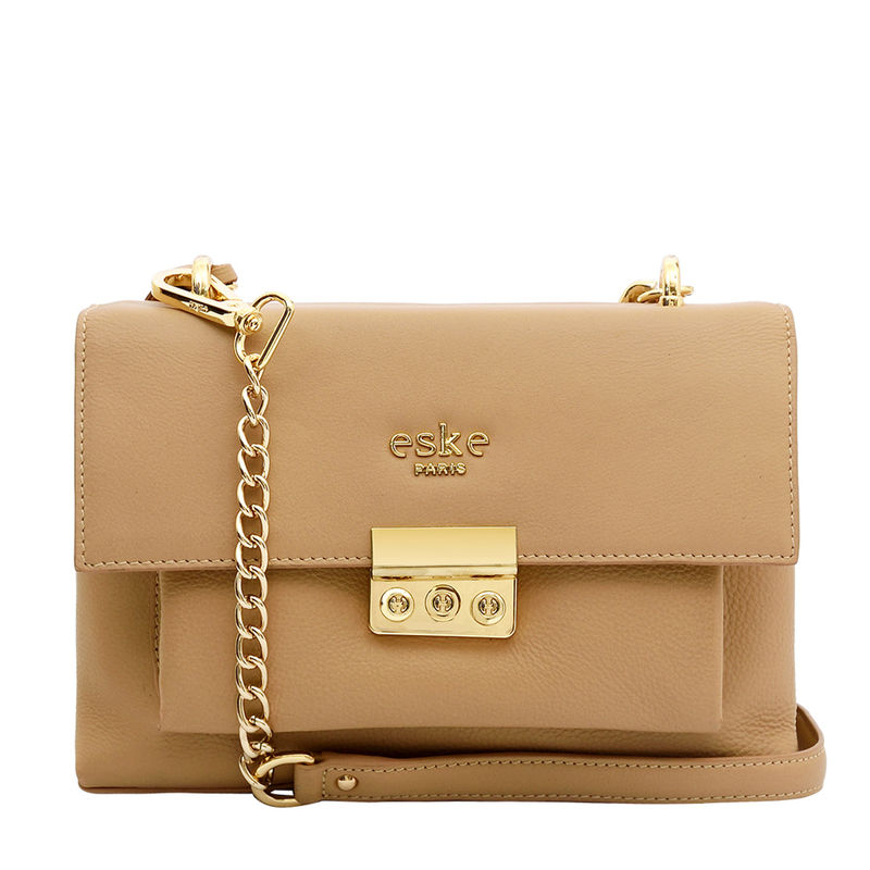 Buy Eske Sand Cosmos Solid Shoulder Bag For Women Online