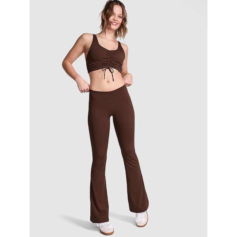 Buy Victoria's Secret Brown Relay Ruched Flare Pants Online