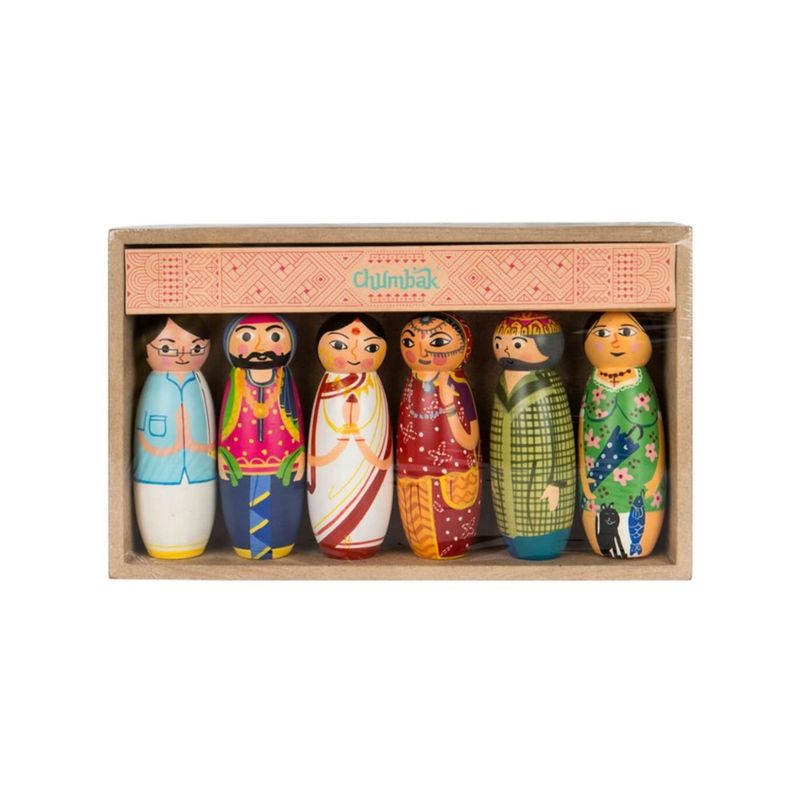 Buy Chumbak People of India Figurines Gift Box - Set of 6 Online