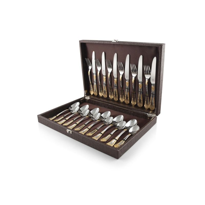 Buy FNS Odyssey Cutlery With Box Packaging (Set of 24) (Set of 24) Online