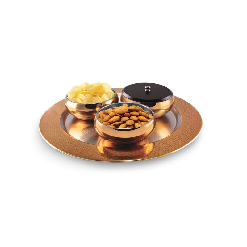 Buy FNS Georgia Snack Serving Copper (Set of 7) (Set of 7) Online