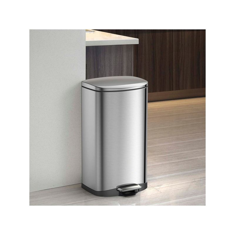 Buy OBSESSIONS Fingerprint Resistant Stainless Steel Step Dustbin with ...