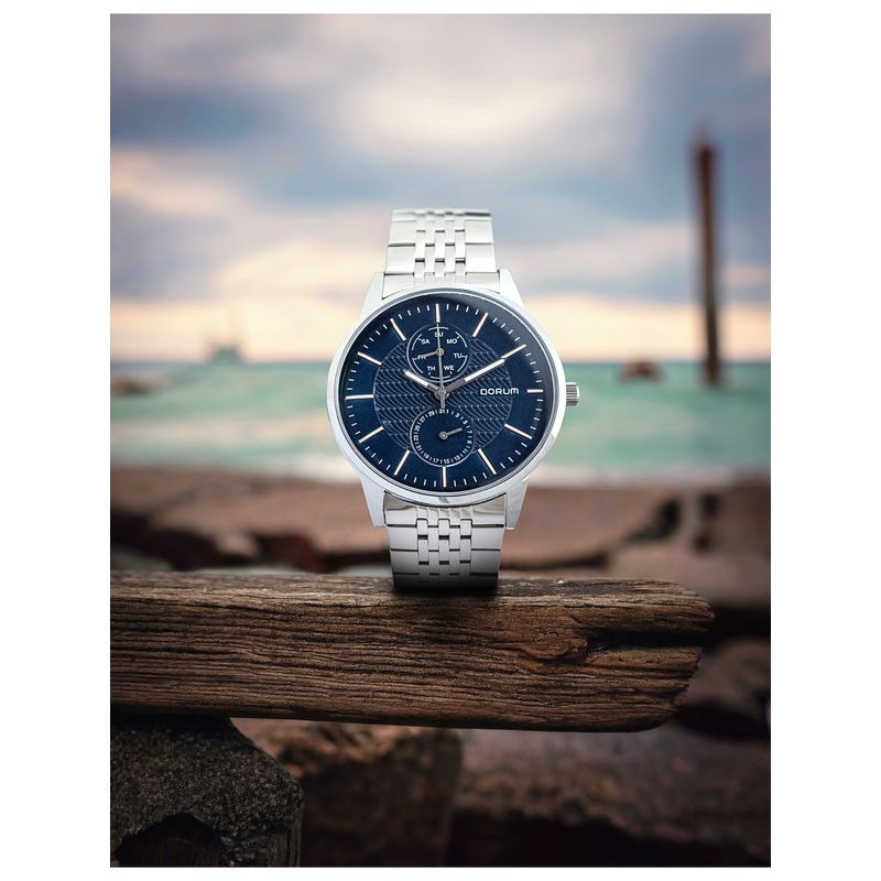 Buy Qorum Verve Men Blue Dial Watch (G136 Verve-Blue Dial) (M) Online